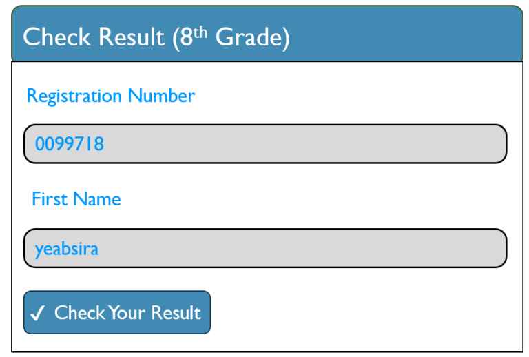 Grade 8 Ministry Exam Result 2017 (2025) - Ethiopia
